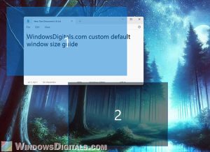 How to Set Default Window Size in Windows 11