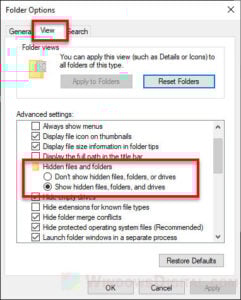 How to Show Hidden File Name Extensions in Windows 10 File Explorer