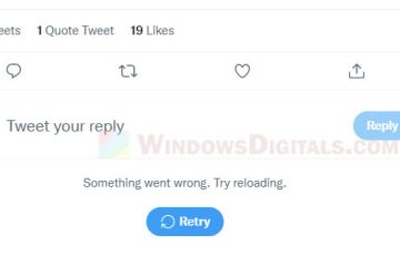 Why does Twitter say "Something went wrong, but don't fret"?