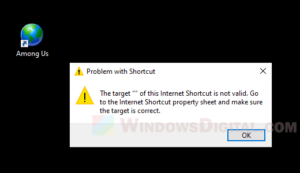 Steam Game No Icon and Not Working - "Problem with Shortcut"