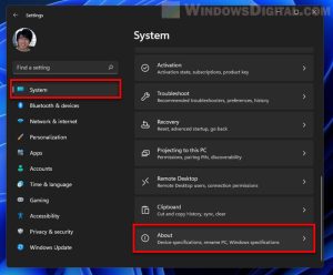Windows 11 System Properties (Advanced System Settings)