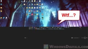 Taskbar Covering Half the Screen on Windows?