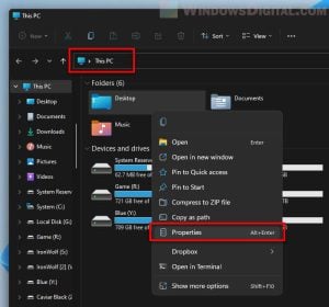 Windows 11 Folder Properties Location Tab Not Showing (Fix)