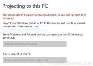 How to Add Wireless Display Feature in Windows 10/11