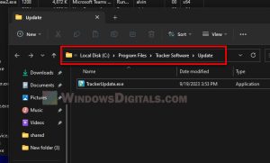What is TrackerUpdate.exe (Tracker Updater) in Windows?