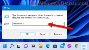 How to Turn Off Auto Shutdown in Windows 11