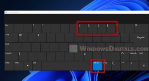 Type Square or Curly Brackets [ ] { } on Windows Keyboard