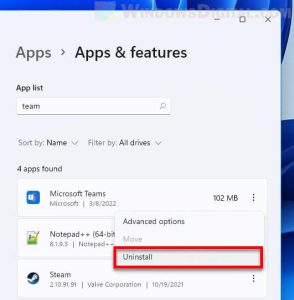 How to Unpin Chat From Windows 11 Taskbar