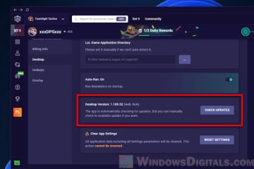TFT Mobalytics Overlay Not Working on Windows or Mac