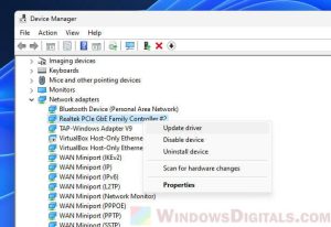 "PING: transmit failed. General failure" Windows 11