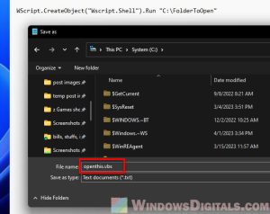 Change Win + E Shortcut to Open a Different Folder or App