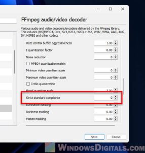 VLC could not open the mpga/mp4v/mp4a audio encoder
