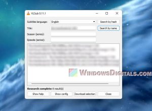VLC's VLSub Error Code "401 Unauthorized" (200)