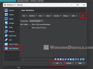 How to Show Missing VirtualBox Menu Bar in Windows 11/10