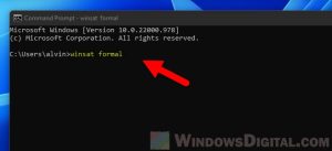 How to Use WinSAT to Check WEI Score in Windows 11