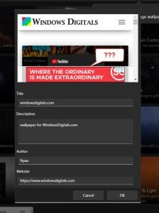 How to Set Webpage as Desktop Background in Windows 11