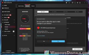 HP.OMEN.SystemOptimizer UAC keeps popping up?