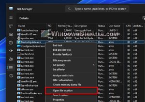 What is TrackerUpdate.exe (Tracker Updater) in Windows?