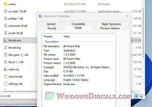 What are btweb.exe and btweb_installer.exe?