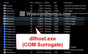 dllhost.exe COM Surrogate High CPU/Memory Usage (Fix)