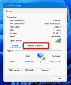 How to Check WiFi Password in Windows 11
