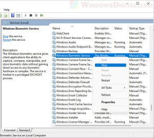 Windows 11 Hello Fingerprint This option is currently unavailable