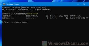 Windows 11: Check Who is Logged in Remotely or Locally