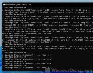How to Use WinSAT to Check WEI Score in Windows 11