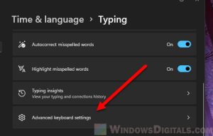 Remove English (US) Keyboard from Windows 11 Taskbar