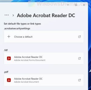 How to Change Default PDF Viewer in Windows 11