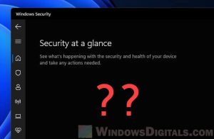 Windows Defender Security Center Service Missing Windows 11/10