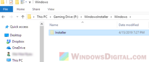 Is it safe to delete the C:\Windows "Installer" Folder?