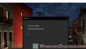 Xbox PC Game Pass Stuck on Syncing Data in Windows 11