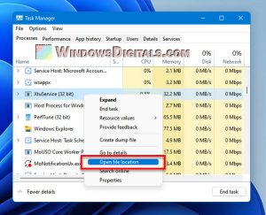 XtuService.exe in Windows 11 High CPU and Memory Usage