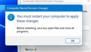 How to Change Computer Name or Workgroup in Windows 11