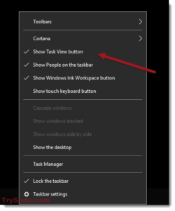 How to Add or Remove Task View/Timeline to Taskbar