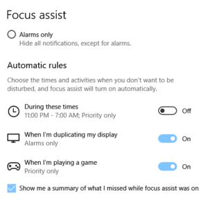 Disable Notifications and Enable Game Mode in Windows 11/10