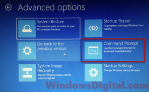 How to Startup Repair Windows 10/11 using Command Prompt