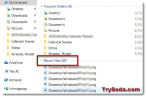 How to Clear or Disable Recent Files in Windows 10 Quick Access