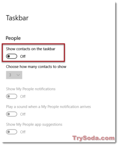 How To Remove The People Icon From Windows 10 Taskbar