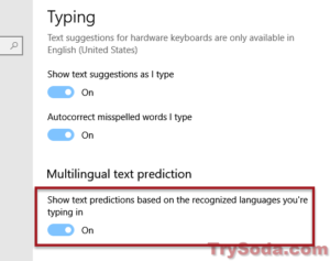 How to Turn On or Off Text Prediction in Windows 11/10